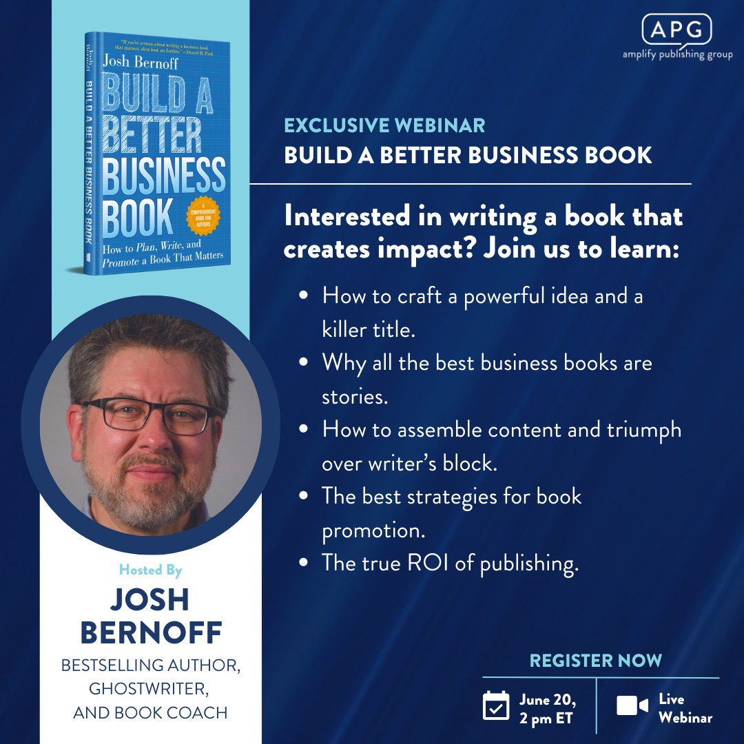 Build a Better Business Book live tomorrow, June 20, at 2pm ET. - Josh ...
